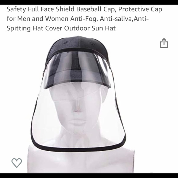 Other | Safety Full Face Shield Baseball Cap | Poshmark